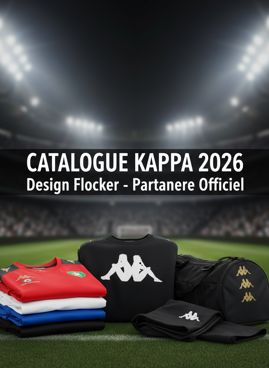 Catalogue Kappa 2026 | Design Flocker Partenaire Officiel