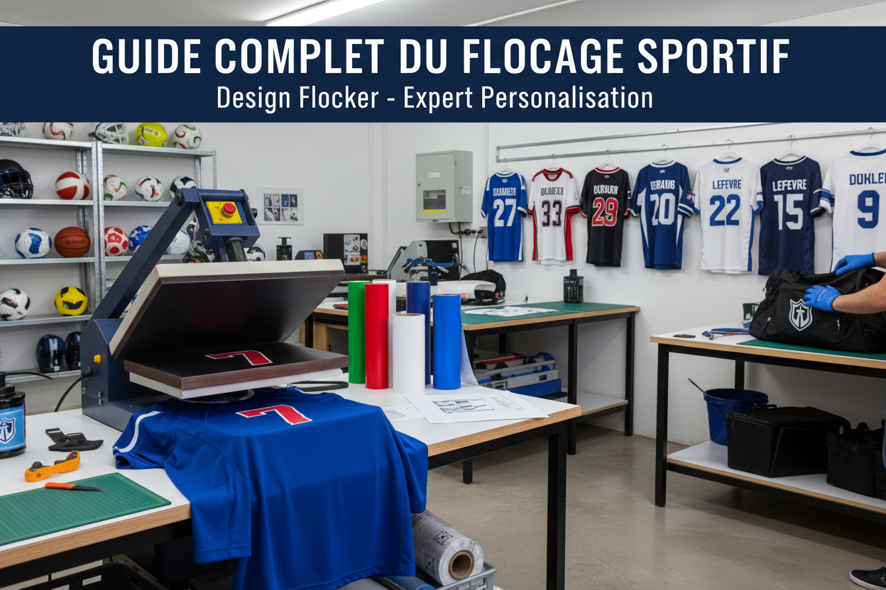 Flocage Sportif 2026 | Guide Complet Design Flocker